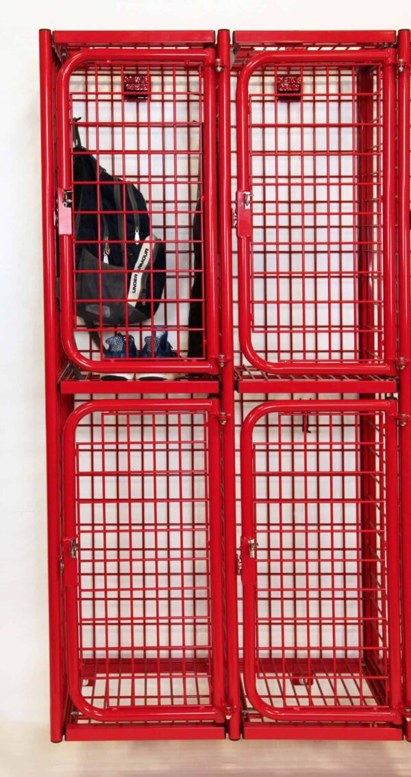 Two-Tier Wall Mount Lockers - Athletics - GearGrid