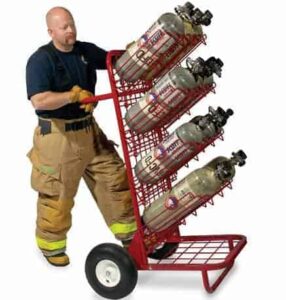 SCBA Mobile Cylinder Cart - GearGrid