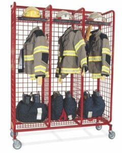 Standard Mobile Lockers for Fire & EMS - GearGrid