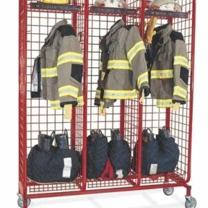 Standard Mobile Lockers for Fire & EMS - GearGrid