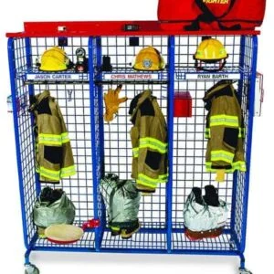 Standard Mobile Lockers for Fire & EMS - GearGrid