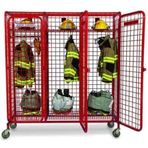 Standard Mobile Lockers for Fire & EMS - GearGrid