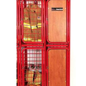 Two-Tier Freestanding Lockers for Fire & EMS - GearGrid