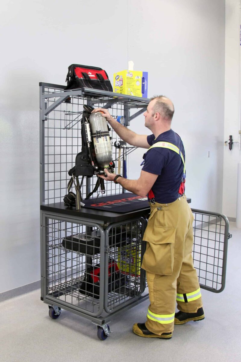 Slinger Attached Tool Grid with Shelf - Fire & EMS - GearGrid