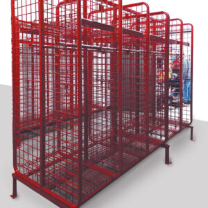 Standard Mobile Lockers for Fire & EMS - GearGrid