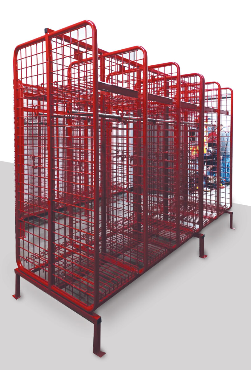 Standard Mobile Lockers for Fire & EMS - GearGrid