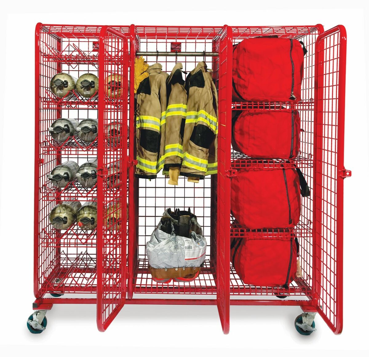 Seattle System - Firehouse SCBA Bottle Rack - GearGrid