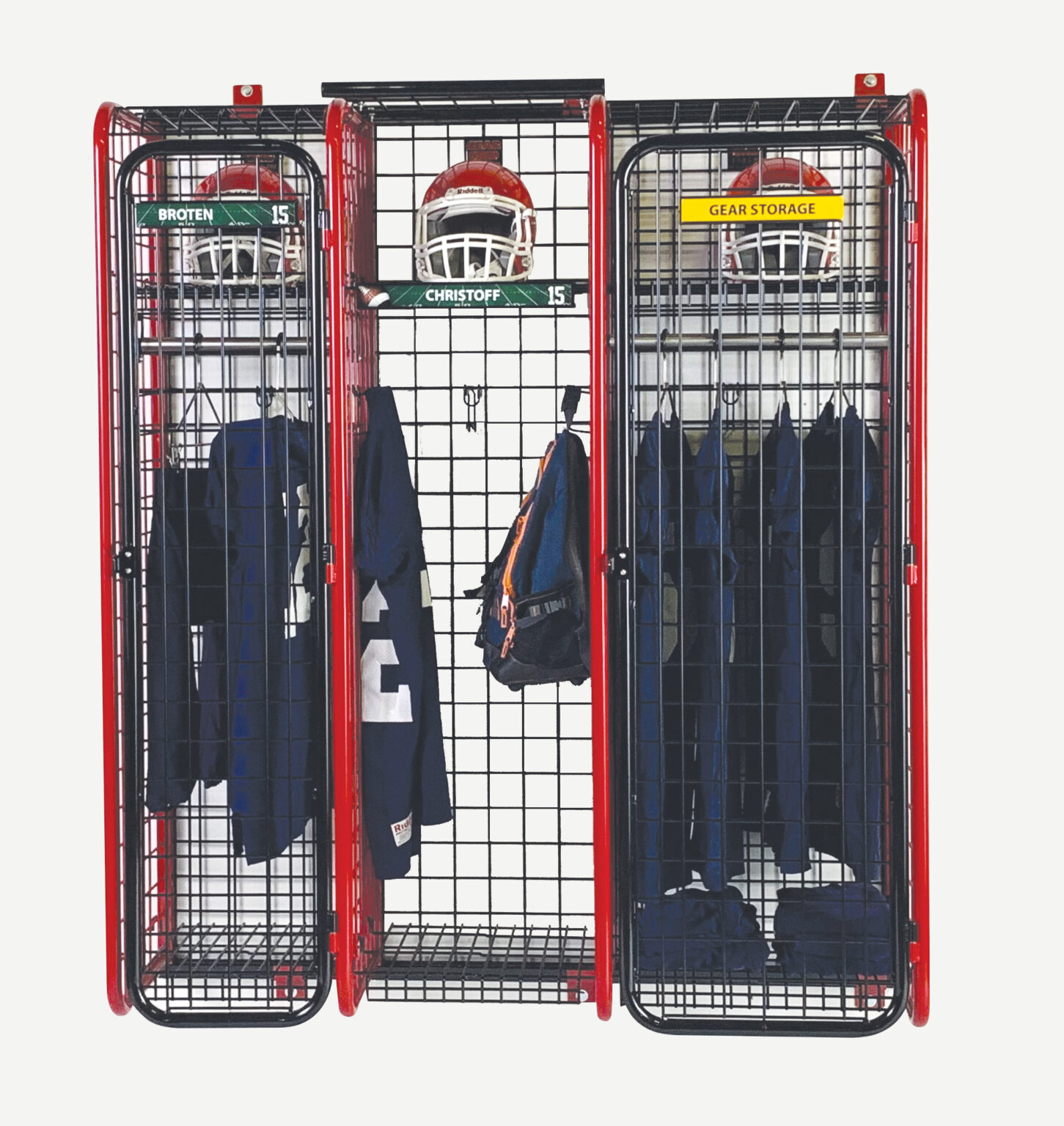 Standard Wall Mount Lockers - Athletics - GearGrid